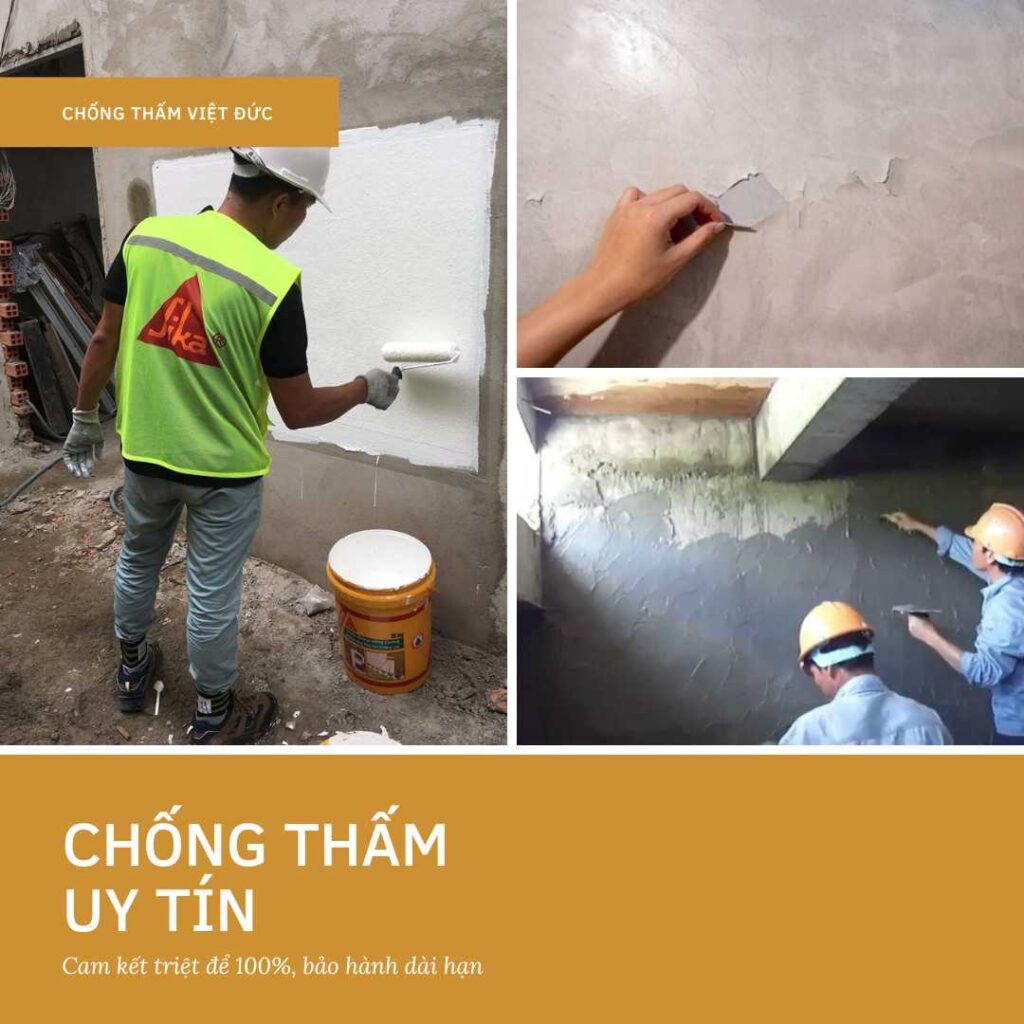 Dịch Vụ Chống Thấm Tại TPHCM Giá Rẻ - Bảo hành 10 năm